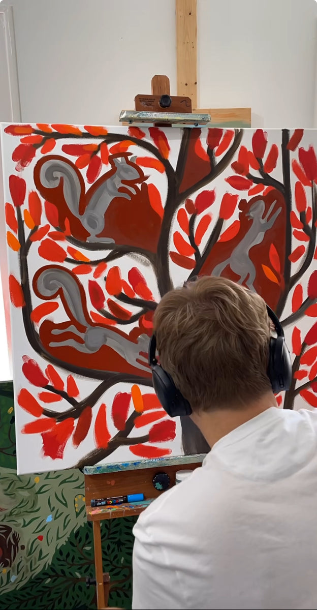 What I Listen To While Painting – Adam Trest Studio