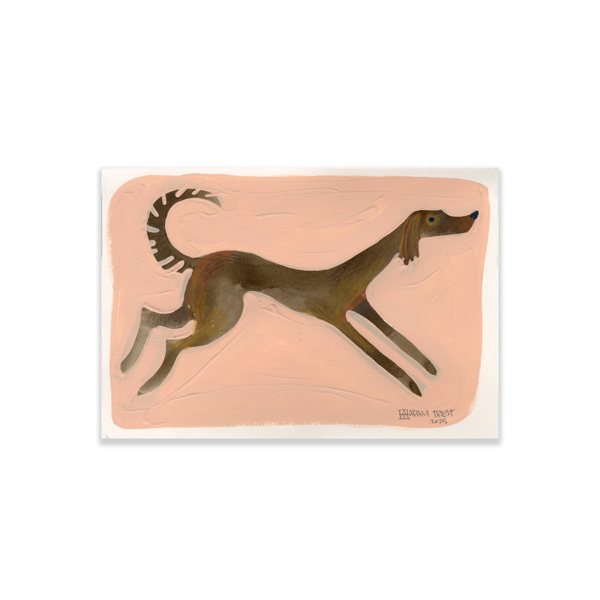 Brown Dog Study IV 7x10 – Adam Trest Studio