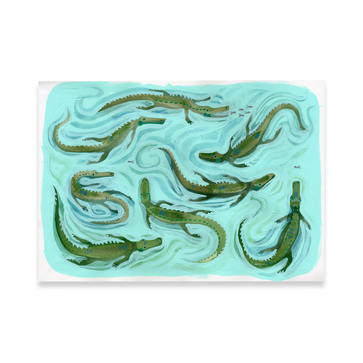 Alligator Study 14x20 – Adam Trest Studio
