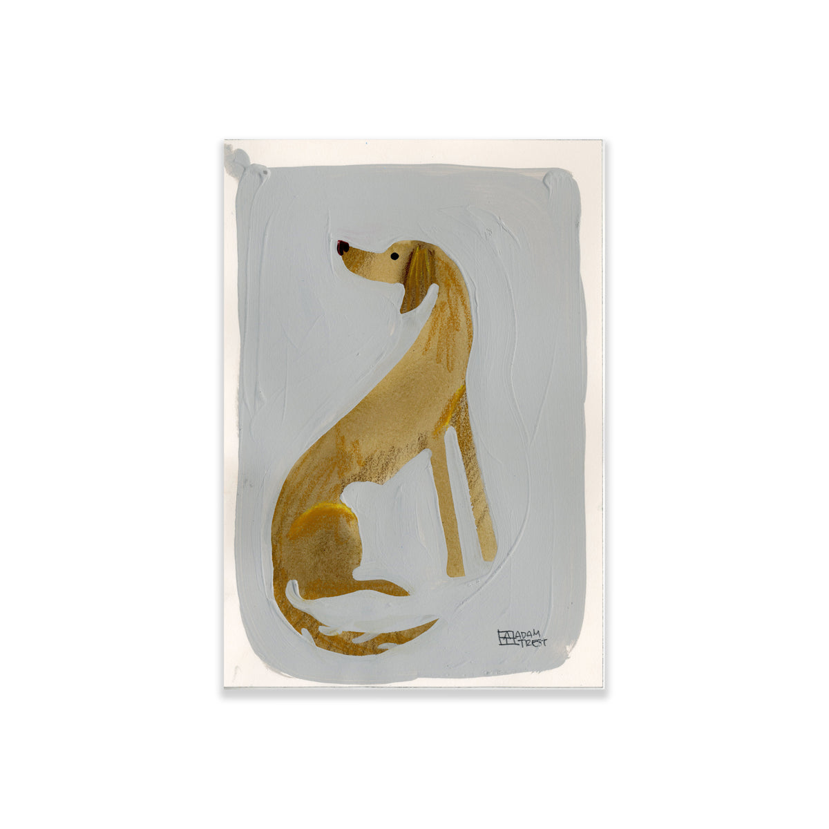 Yella Dog Study III 7x10 – Adam Trest Studio